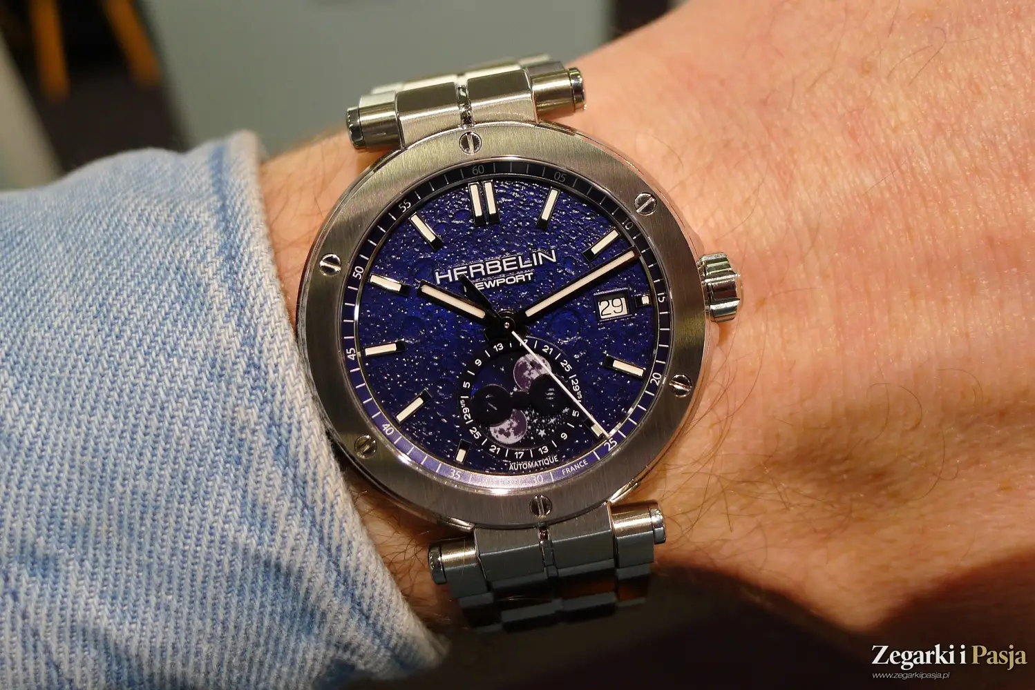 Herbelin Newport Automatic Moon Phase. Morska ikona w nowej ...