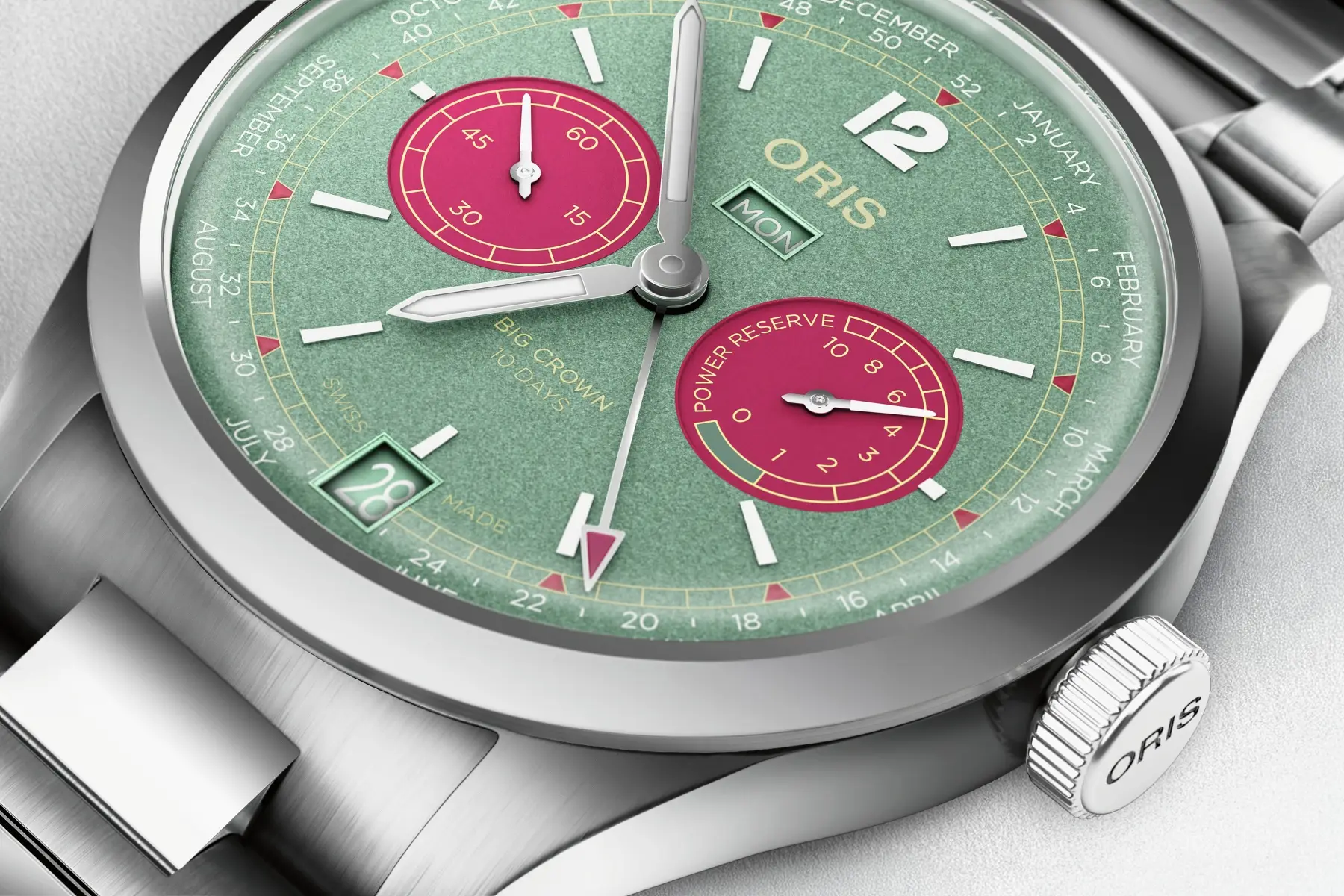 Oris Big Crown Calibre 113. Odważne kolory, kalendarz biznesowy i ...