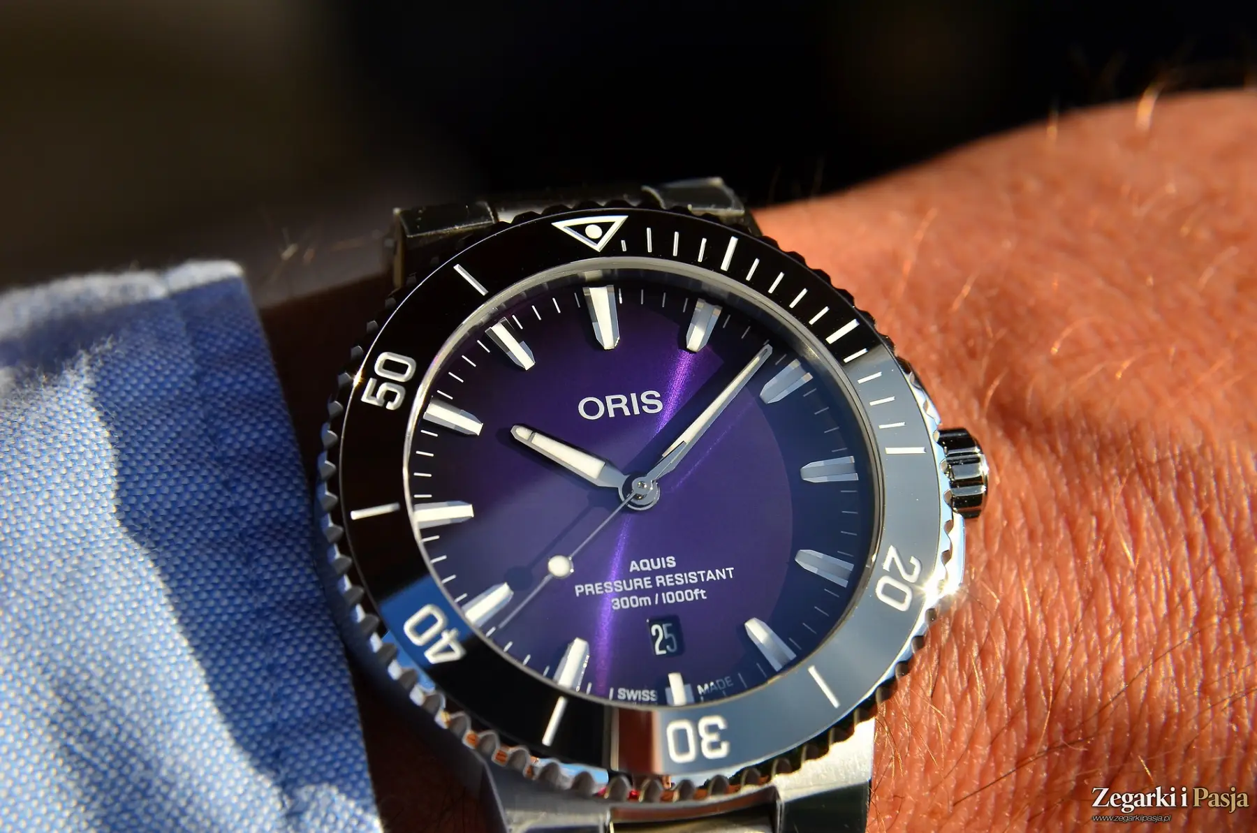 Recenzja: Oris Aquis Date "Taste of Summer" 43,5 mm. Doskonała ...