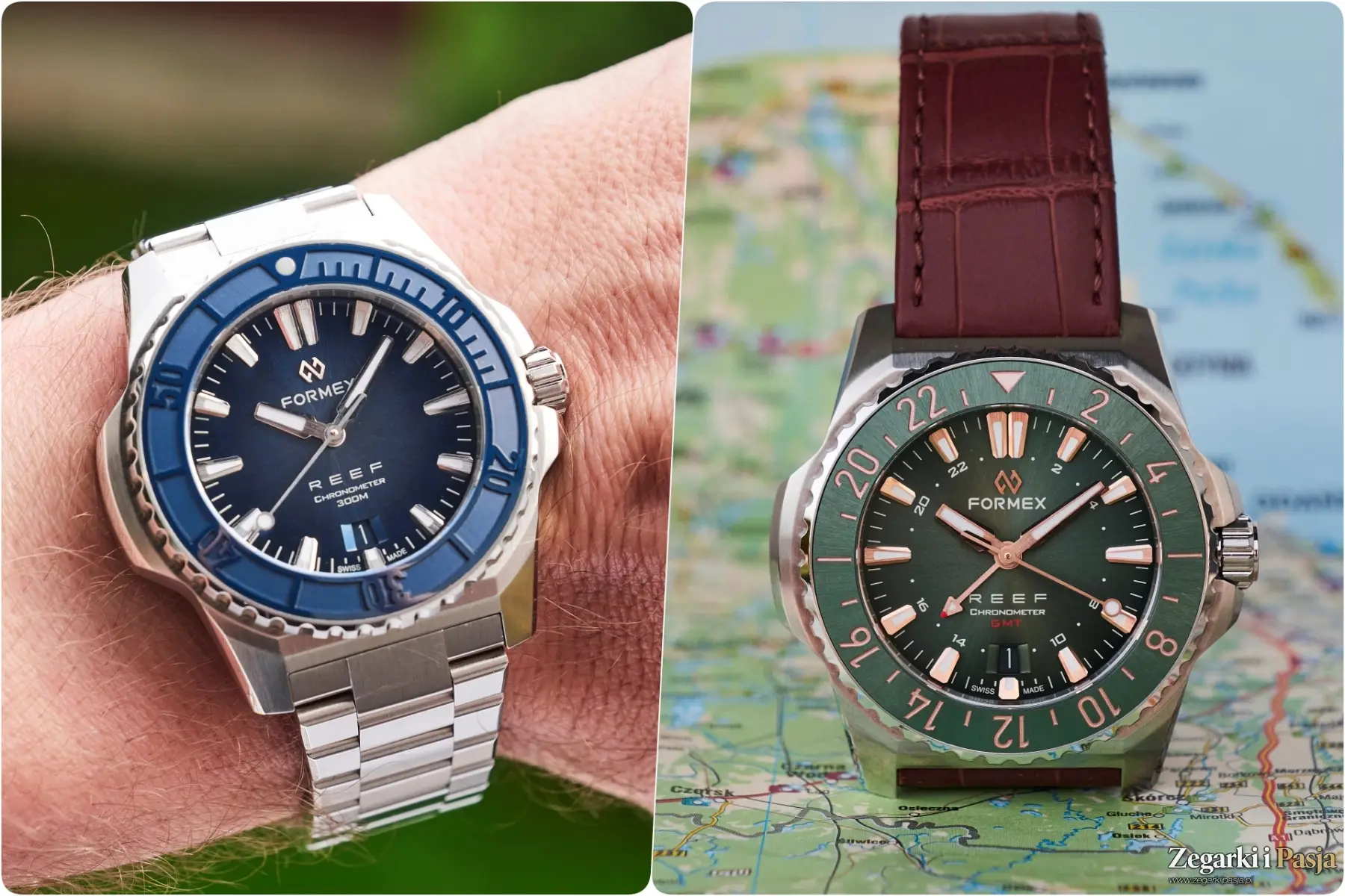 Recenzja: Formex Reef 42 mm i GMT. Zegarki z opcją personalizacji w ...