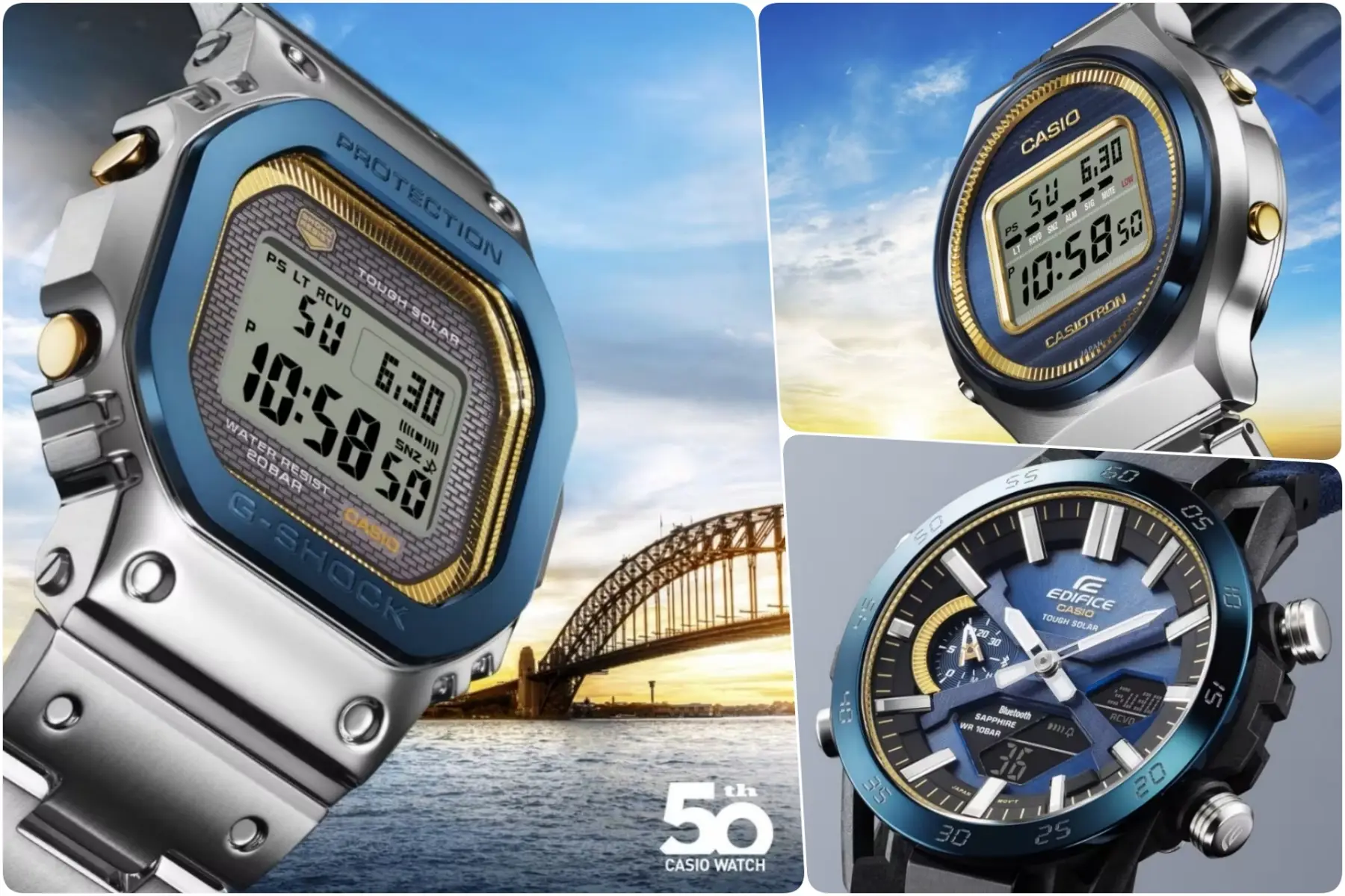 Casio “Sky and Sea”. Specjalna seria zegarków z okazji jubileuszu ...