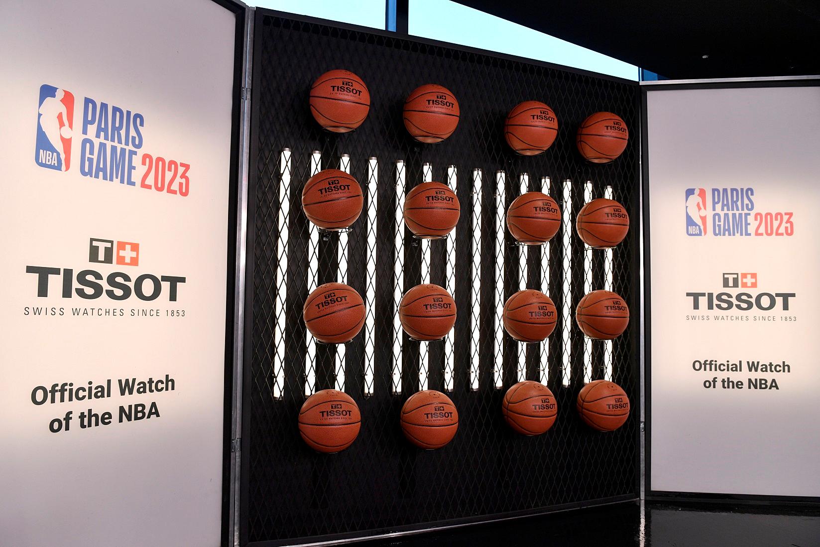 Tissot świętuje partnerstwo z NBA. Mecz NBA Paris Game 2023 ...