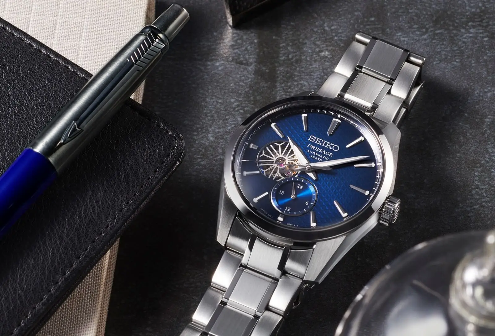 Seiko Sharp Edge Series 3 Days. Wydłużona rezerwa chodu i tarcza z ...