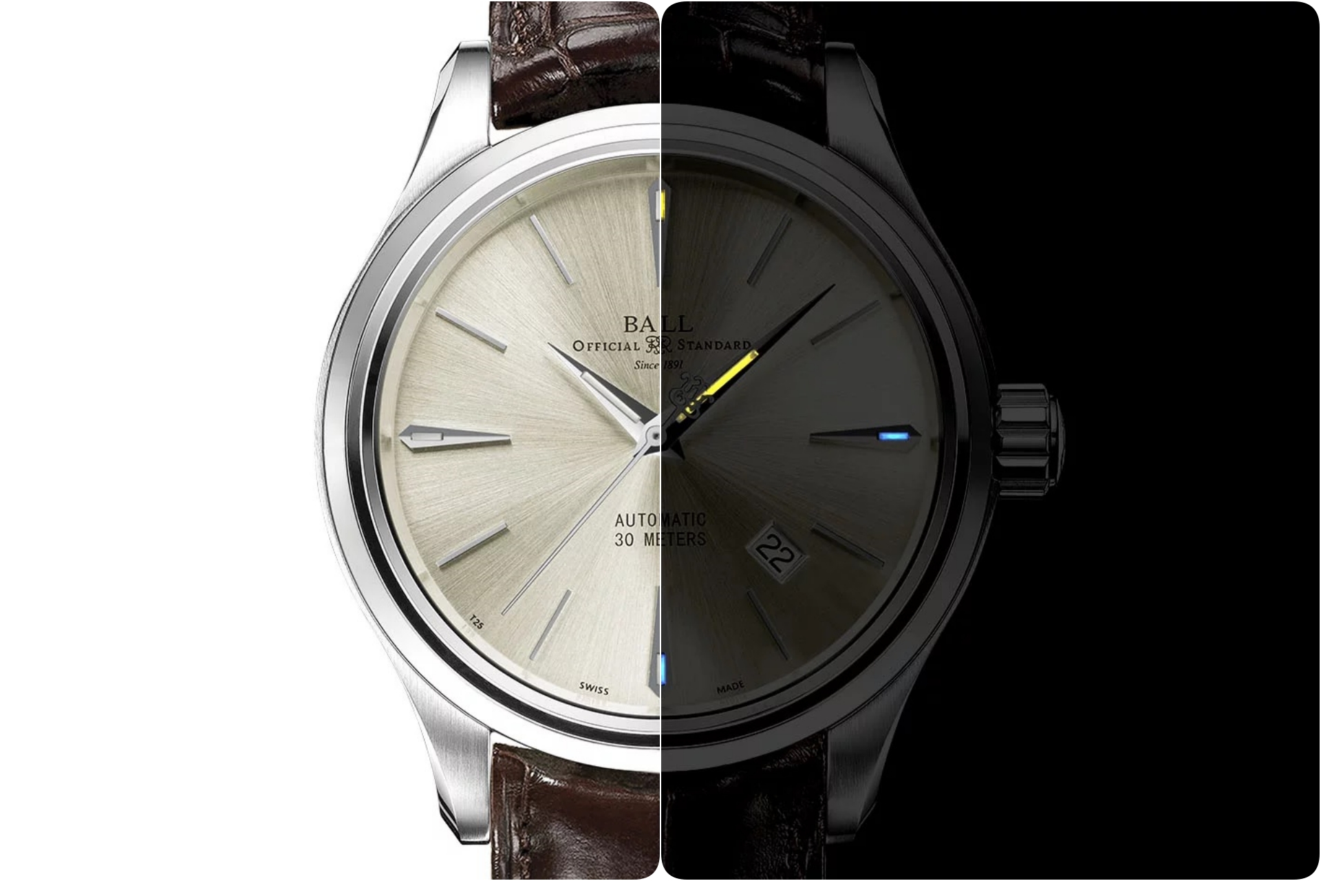 Ball Trainmaster Legend Chronometer. Emblemat zegarmistrzowskiego ...