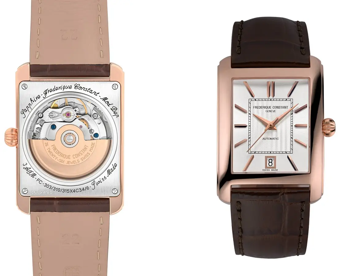 Elegancja w prostokątnym wydaniu. Frederique Constant Classics Carree ...