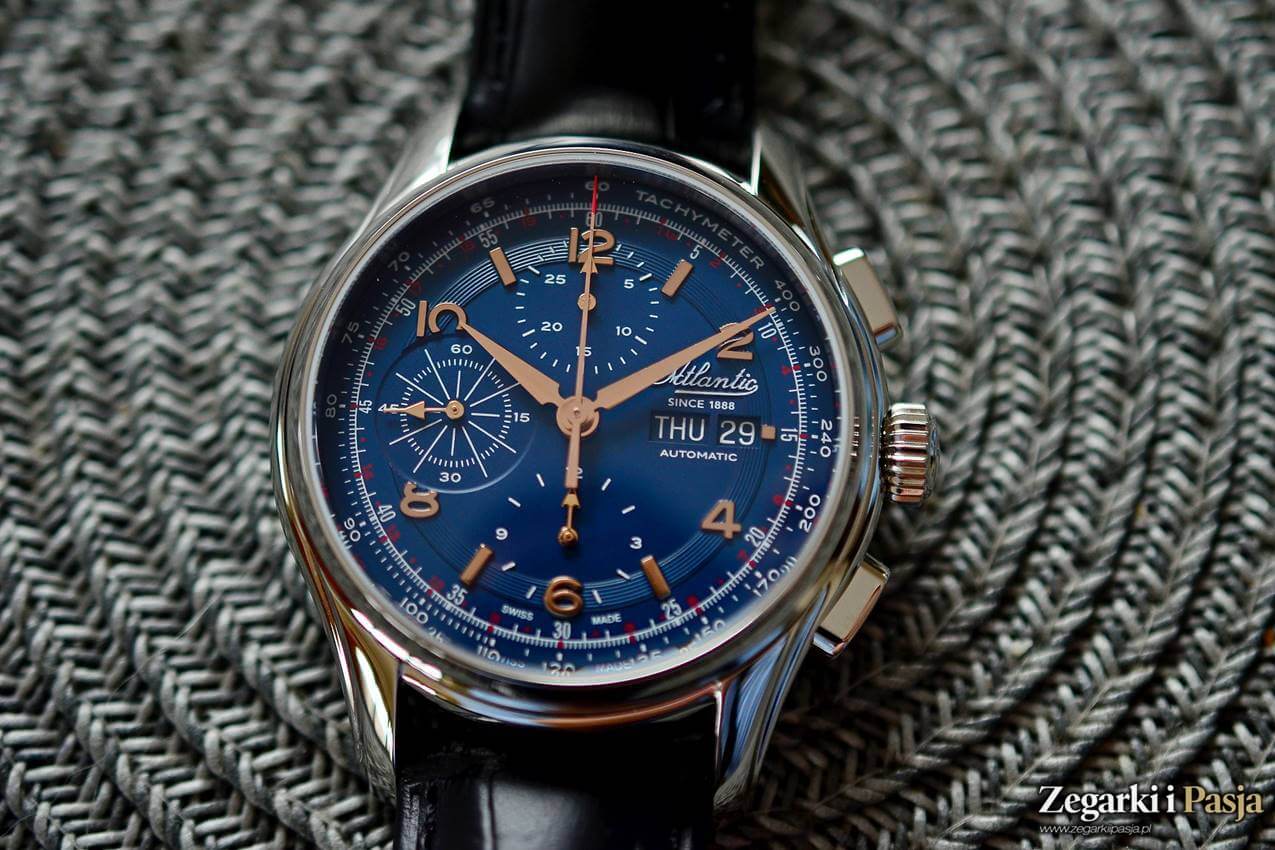 Recenzja: Atlantic Worldmaster 1888 Automatic Chronograph Day-Date ...