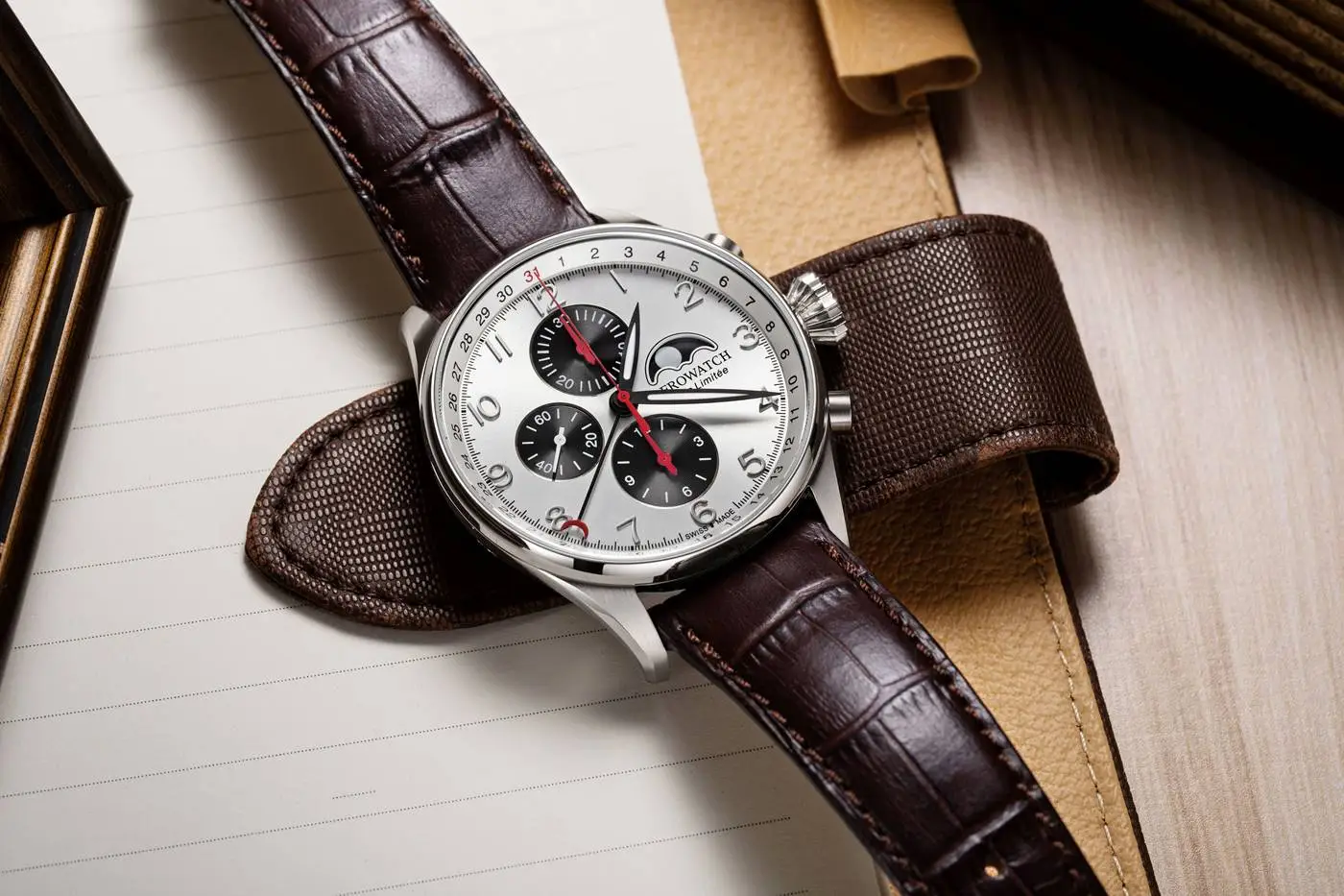 Aerowatch Les Grandes Classiques Chrono Moonphase Limited Edition ...