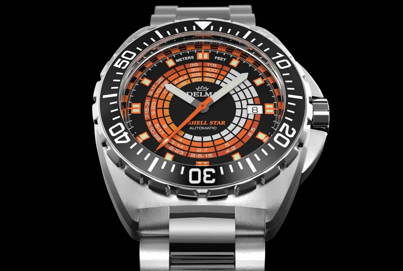 Delma Shell Star Decompression Timer – „diver” z praktyczną funkcjonalnością | Zegarkiipasja.pl