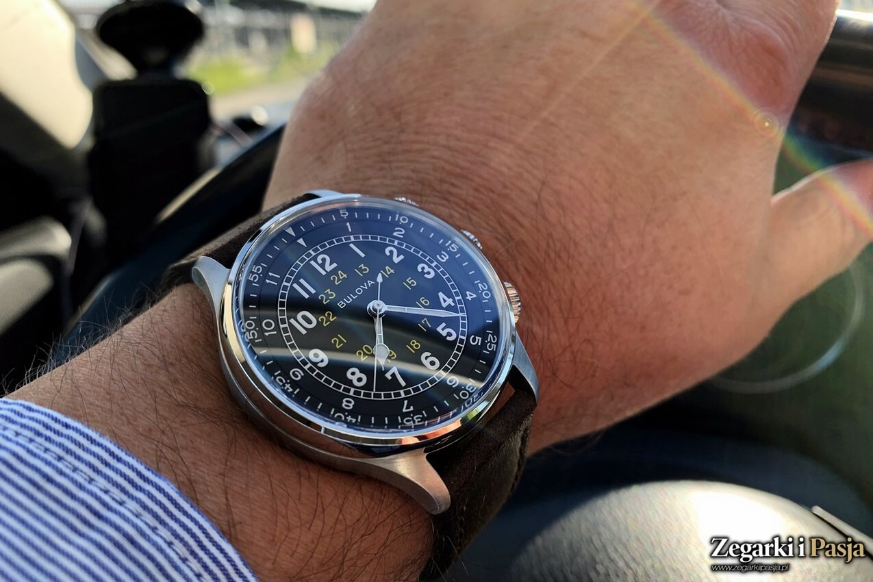 Recenzja: BULOVA A-15 Pilot Dual Time Automatic (96A245) | Zegarkiipasja.pl