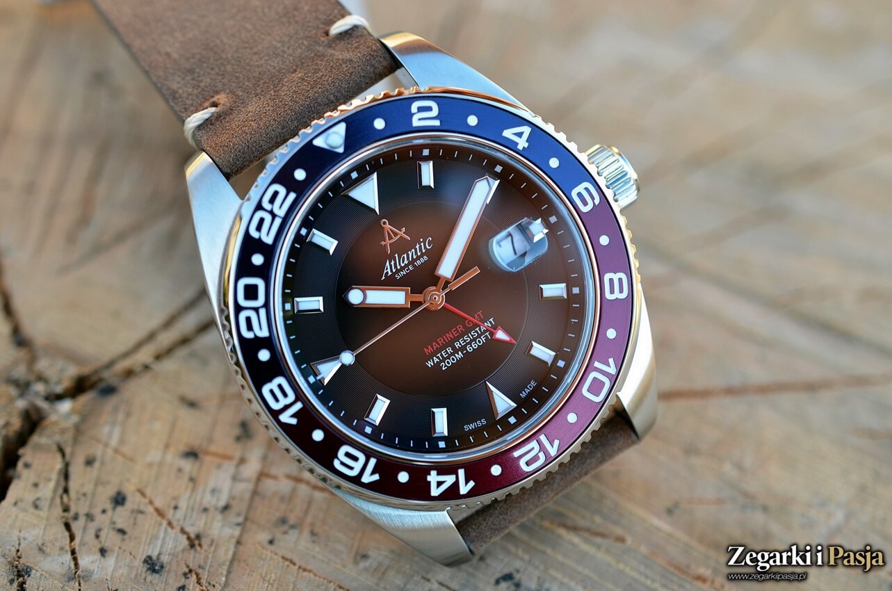 Recenzja: Atlantic Mariner GMT | Zegarkiipasja.pl