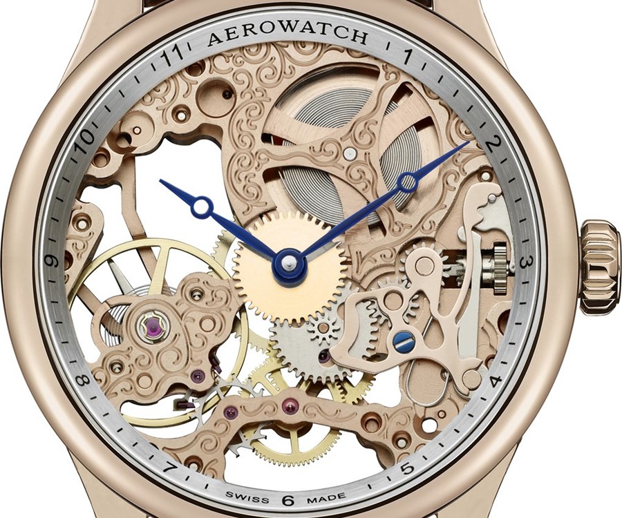 Aerowatch: Renaissance Lady Skeleton - nowość 2018 | Zegarkiipasja.pl