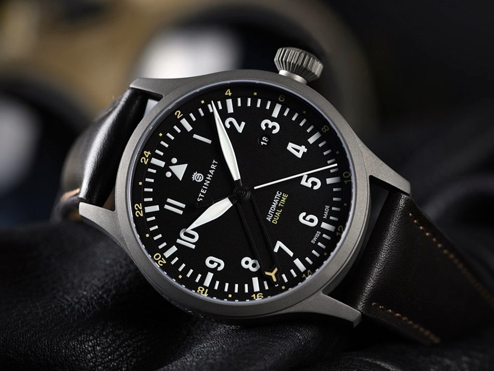 Steinhart - Nav.B-Uhr 44 Automatic Dual Time Titanium (nowość 2018 ...
